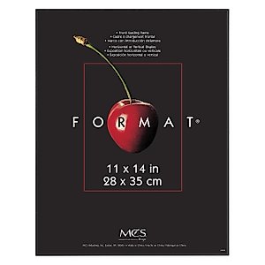 MCS Format Picture Frames, Gallery Wall Frames, Black, 11 x 14, Single