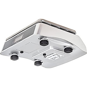 San Jamar Stainless Steel M-Series Digital Food/Kitchen Scale, 66lb Capacity, Silver