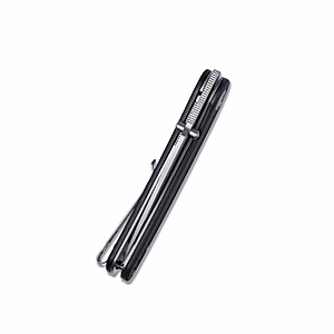 KUBEY Momentum KU344H Everyday Carry Pocket Knife, 3.43-Inch Drop Point Blade G10 Handles with Dual Thumb Studs and Reversible Clip for Outdoor Hunting Camping