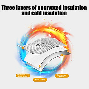 Large Insulated Cooler Bag, Foldable Lunch Bag, Reusable Grocery Bags, Insulated Grocery Bags, Tote Bag, Shopping Bags for Groceries, Food Delivery Bag for Camping Picnics (13.77 * 9.05 * 10.23in)