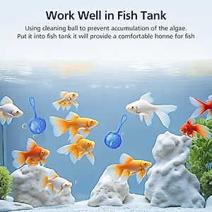 12 Pack Universal Humidifier Tank Cleaner Demineralization Cleaning Ball for All Humidifiers and Fish Tank, Demineralization Cartridge for humidifier, Purifies Water Eliminates White Dust and Odor