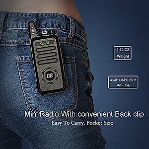 WLN KD-C1plus Mini Handheld Portable Tway Radio Walkie Talkie UHF Transceiver Radio with Dock Charger