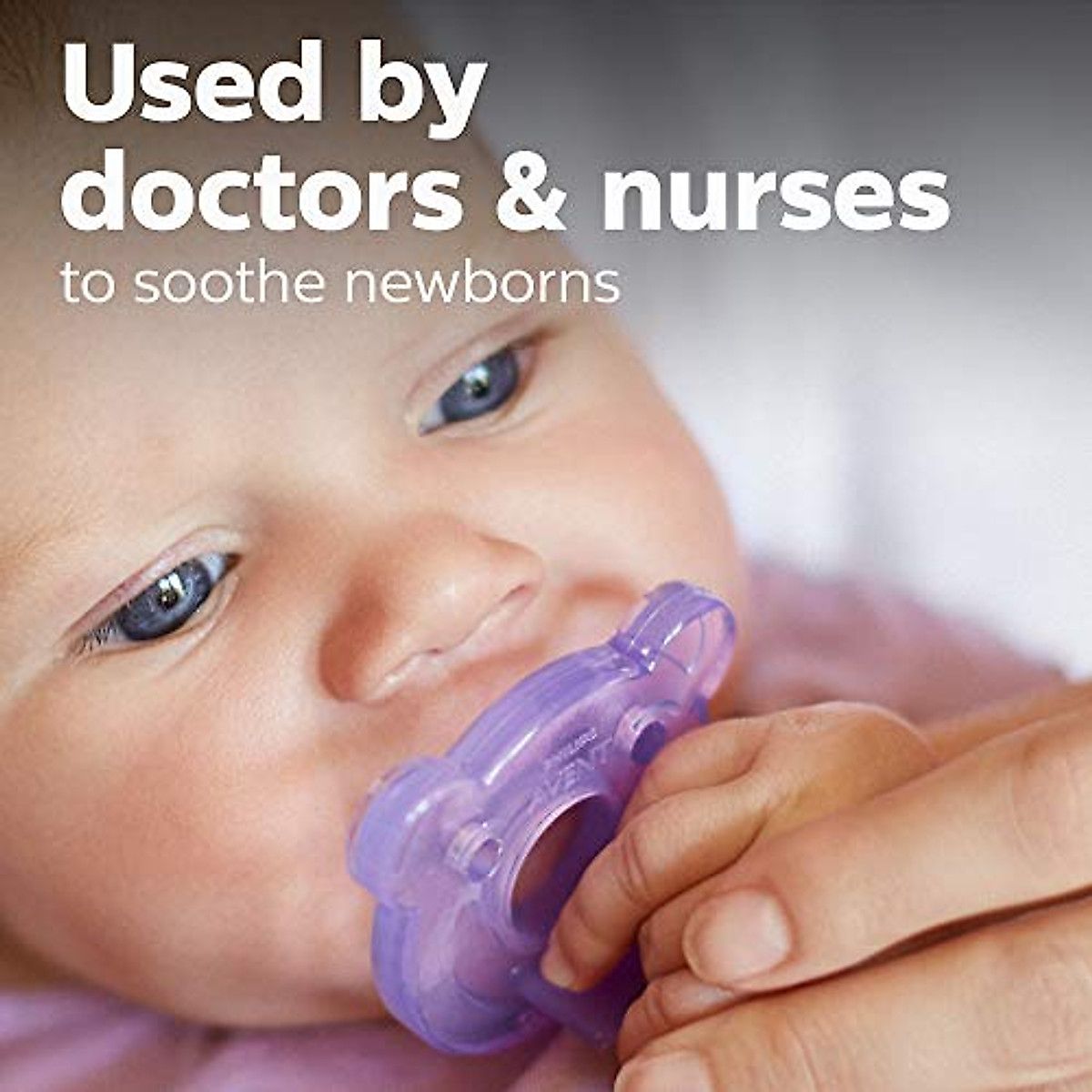 Philips AVENT Soothie Shapes Pacifier, Pink/Purple, 3-18 Months, 2 Pack, SCF194/05