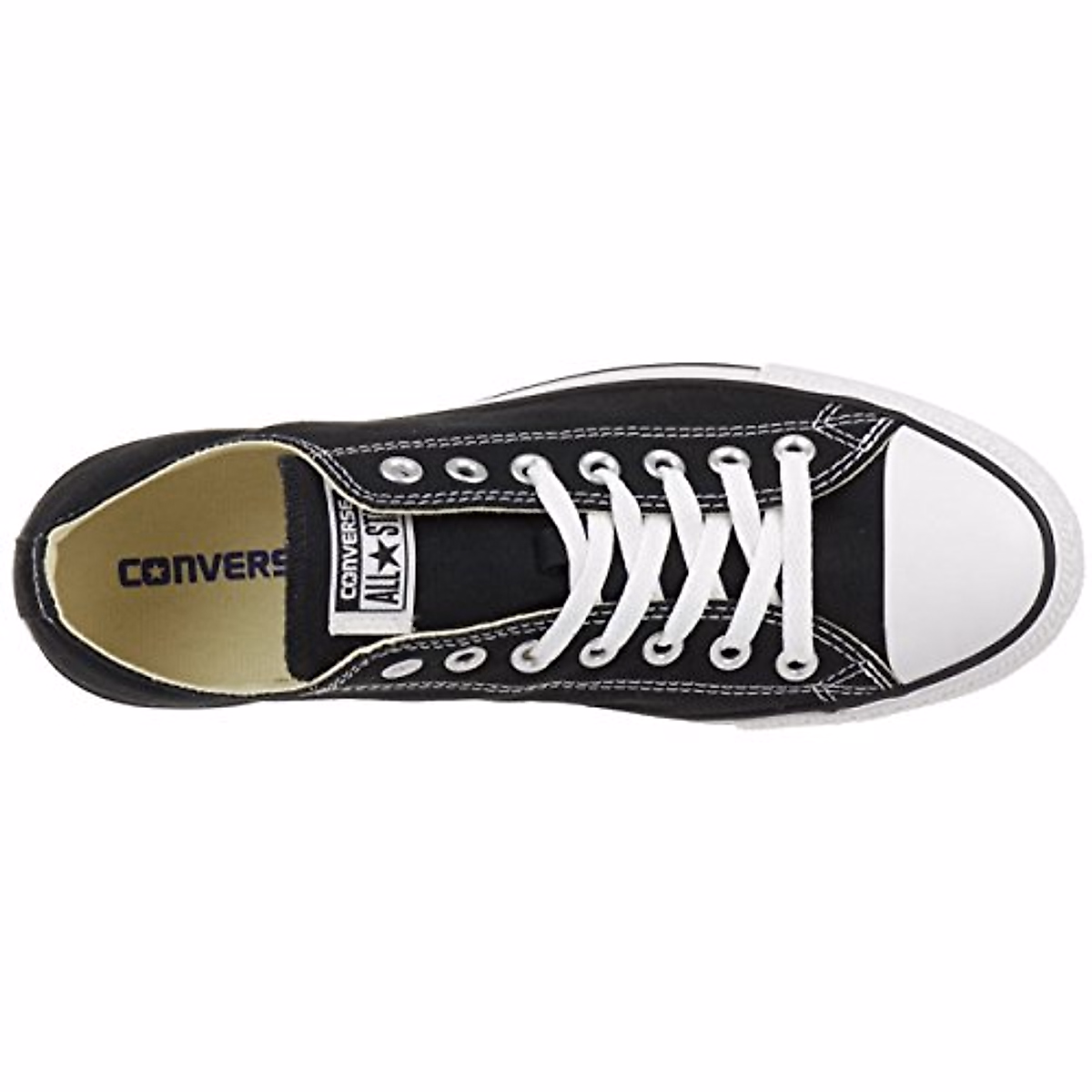 Converse Unisex Chuck Taylor All Star Low Top Black Sneakers - 10 D(M) US