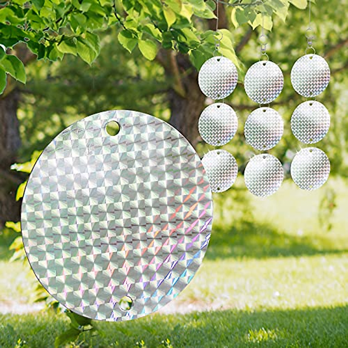 Bird Scare Devices,Woodpecker Outdoor Reflective Discs-Reflector ...