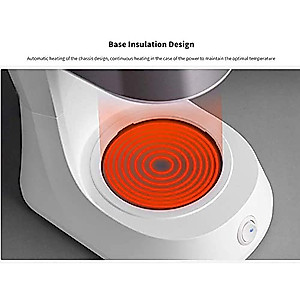 NDRFAWY Coffee Machine Espresso Maker with 652Ml Glass Kettle Coffee Powder Filter Anti-Drip Insulation Teapot