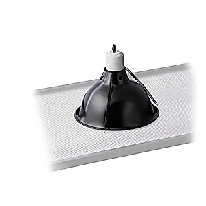 Zilla Pet Reptile Premium Heat Lamp Reflector Dome Fixture, 8.5 Inches