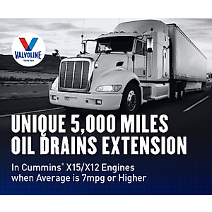 Valvoline Premium Blue Extreme SAE 5W-40 Full Synthetic Diesel Engine Oil 1 GA, Case of 3