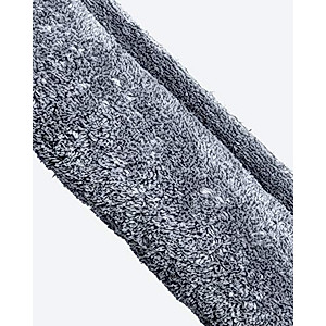 Adam's Lite Borderless Grey Microfiber Towel (4 Pack) - Car Detailing Towel