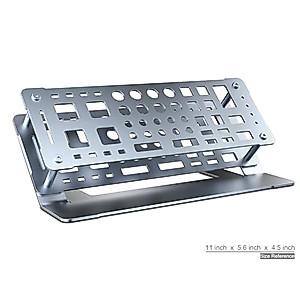 METALTER Screwdriver Storage Rack Repair work Tool Holders for Desktop Aluminum Alloy Screwdriver Organizer Hand Tool Rest