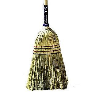 Authentic Hand Made All Broomcorn Broom (54-Inch/Medium)