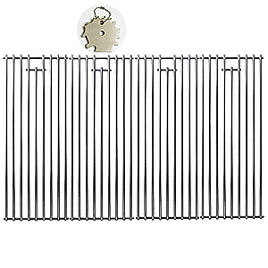 GRILLJOB 4 Pack Bull BBQ Grill Grate Replacement Parts for 16517 Bull BBQ Angus, Brahma, Lonstar Select, Outlaw Steer Premium, Lonestar Select, 7 Burner Premium - SS304 7.5" x 19.25"