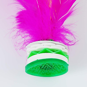 Jianzi 3 Pack Chinese Jianzi Kick Shuttlecock Colorful Feather Foot Sports Outdoor Toy Game