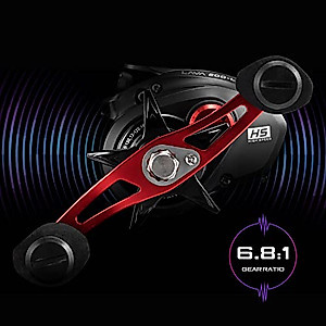 Mifine Lava Baitcasting Reels, Ultralight Baitcaster Fishing Reel, 14LB Carbon Fiber Drag, 6.8:1 Gear Ratio, 5+1BB Baitcaster Reel with 5 Magnet Braking System