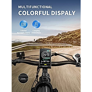MULTIJOY Electric Bike for Adults,Upgraded 48V 20Ah Removable Battery,Peak 1000W Powerful Motor,70Mi Long Range,26"x4" Fat Tire,UL Certified 7-Speed