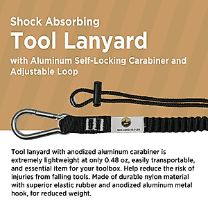 AFP Universal Full-Body Fall Protection Safety Harness with Dorsal D-Ring and Mating Buckle Legs | High-Visibility Green | Shock Absorbing Lanyard & Tool Lanyard (OSHA/ANSI)