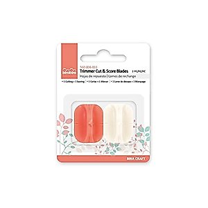 Bira Craft Paper Trimmer and Scorer Replacement Blades Cut/Score for Coupons, Craft Paper and Photo (Cutting and Scoring)