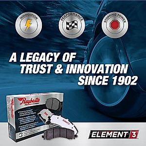 Raybestos Element3 EHT™ Automotive Replacement Front Brake Pad for Selected 2014-2020 Infiniti QX60, 2013 Infiniti JX35, 2015-2023 Nissan Murano, and 2013-2020 Nissan Pathfinder (EHT1649H)