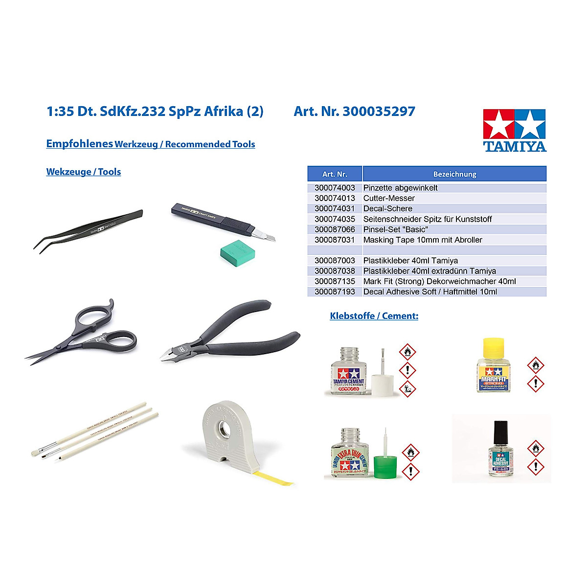 Tamiya German Sd.Kfz.232 Africa Corps