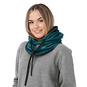 FOCO Philadelphia Eagles NFL Drawstring Hooded Gaiter