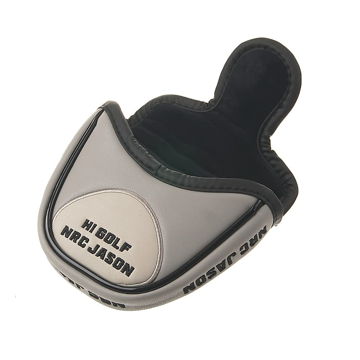 PLUSKER Golf Club Mallet Putter Head Cover Magnetic Mouse Rat Animal Cartoon Embroidery Pattern Synthetic Leather PU Headcovers