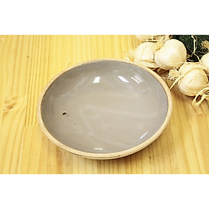 Yukimashima Deep Earthenware Pot, No. 6, For 1 Person (Approx. 7.5 inches (19 cm))