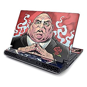 MightySkins Skin Compatible with Alienware Area-51M 17" (2019) - Mob Boss | Protective, Durable, and Unique Vinyl Decal wrap Cover | Easy to Apply, Remove, and Change Styles | Made in The USA