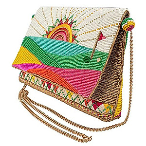 Mary Frances Sunrise Golf Crossbody Clutch