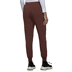 KOI Lite 750 Women's Fierce Jogger Scrub Pant Brown Taupe M