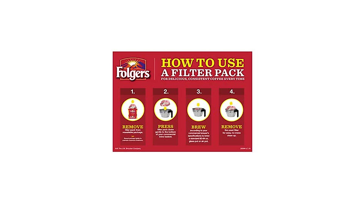 Folgers Classic Roast Filter Packs - Easy Bulk Coffee Solution