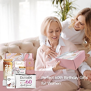 60th Birthday Gifts for Women, Funny 60th Birthday Gift Ideas, 21 with 39 Years Experience, Unique 60th Birthday Gifts for Her, Happy 60 Birthday Gifts, Gifts for 60th Mom Sister Friend Coworker