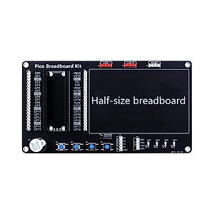 GeeekPi Basic Starter Kit for Raspberry Pi Pico/Pico W, BreadBoard Kit with Half-Size Breadboard and Jumper Wire Pack for Raspberry Pi Pico/Pico W (Raspberry Pi Pico/Pico W Not Included)