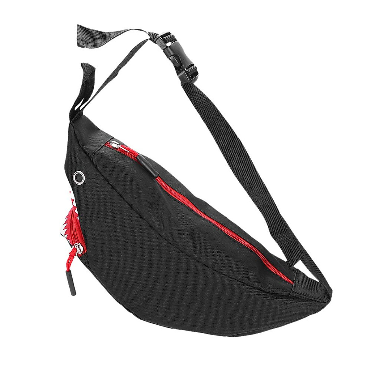 ITODA Shark Sling Bag Shoulder Chest Crossbody Backpack Outdoor Travel Casual Daypack for Gym, Hiking, Running, Cycling, Camping