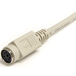StarTech.com 6 ft PS/2 Keyboard or Mouse Extension Cable - M/F - Keyboard/Mouse Cable - PS/2 (M) to PS/2 (F) - 6 ft - KXT102, Beige