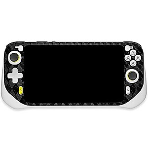 MightySkins Carbon Fiber Skin Compatible with Logitech G Cloud Gaming Handheld - Black Argyle | Protective, Durable Textured Carbon Fiber Finish | Easy to Apply | Made in The USA
