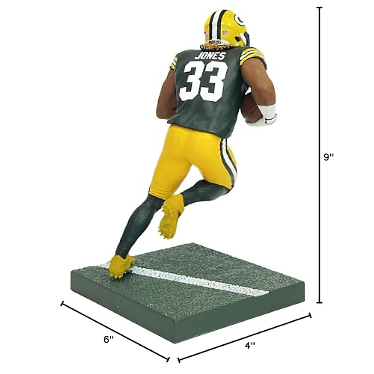 Imports Dragon - NFL - Aaron Jones (Green Bay Packers) 6" Figure Series 1, Multicolor (ID34899)