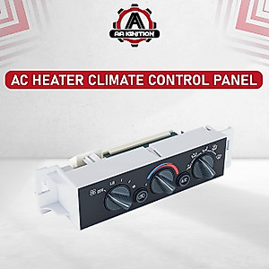 AC Heater Climate Control Module for Chevy, Cadillac, GMC Escalade, C1500, C2500, C3500, K1500, K2500 Suburban, C3500HD, Tahoe Control Panel - 16231175, 16238895, 16240115, 15-72548, 599-007, 9378815