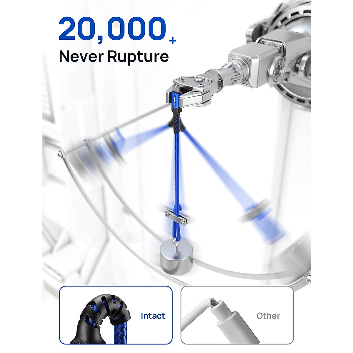 JSAUX Micro USB Cable Android Charger, (2-Pack 6.6FT+10FT) Micro USB Android Charger Cable Nylon Braided Cord Compatible with Galaxy S7 S6 J7 Edge Note 5, Kindle. MP3 and More-Red