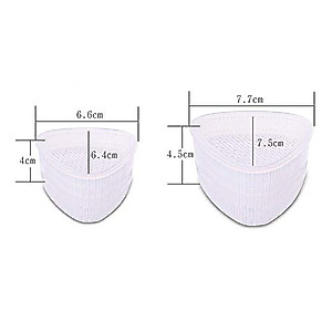 kxkxvovo Triangle Sushi Mold Form Sushi Mold Onigiri Rice Mold DIY Tool, White 2 pcs