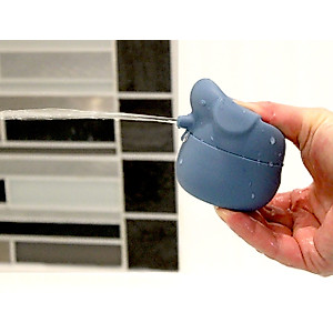 Silicone Bath Toys 5 Assorted Animals Yellow, Blue, Orange, Green, Magenta Appx. Size 2.83'' x 2.27''