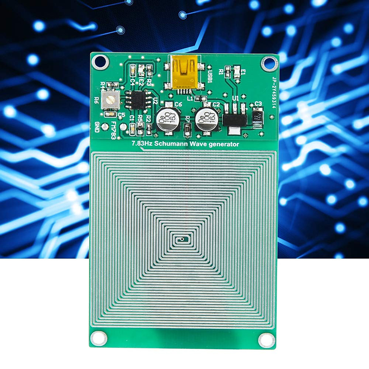 GOTOTOP Schumann 7.83HZ Ultra-Low Frequency Resonance Pulse Generator with USB Cable for Helping Good Sleep, 0.1A +5V