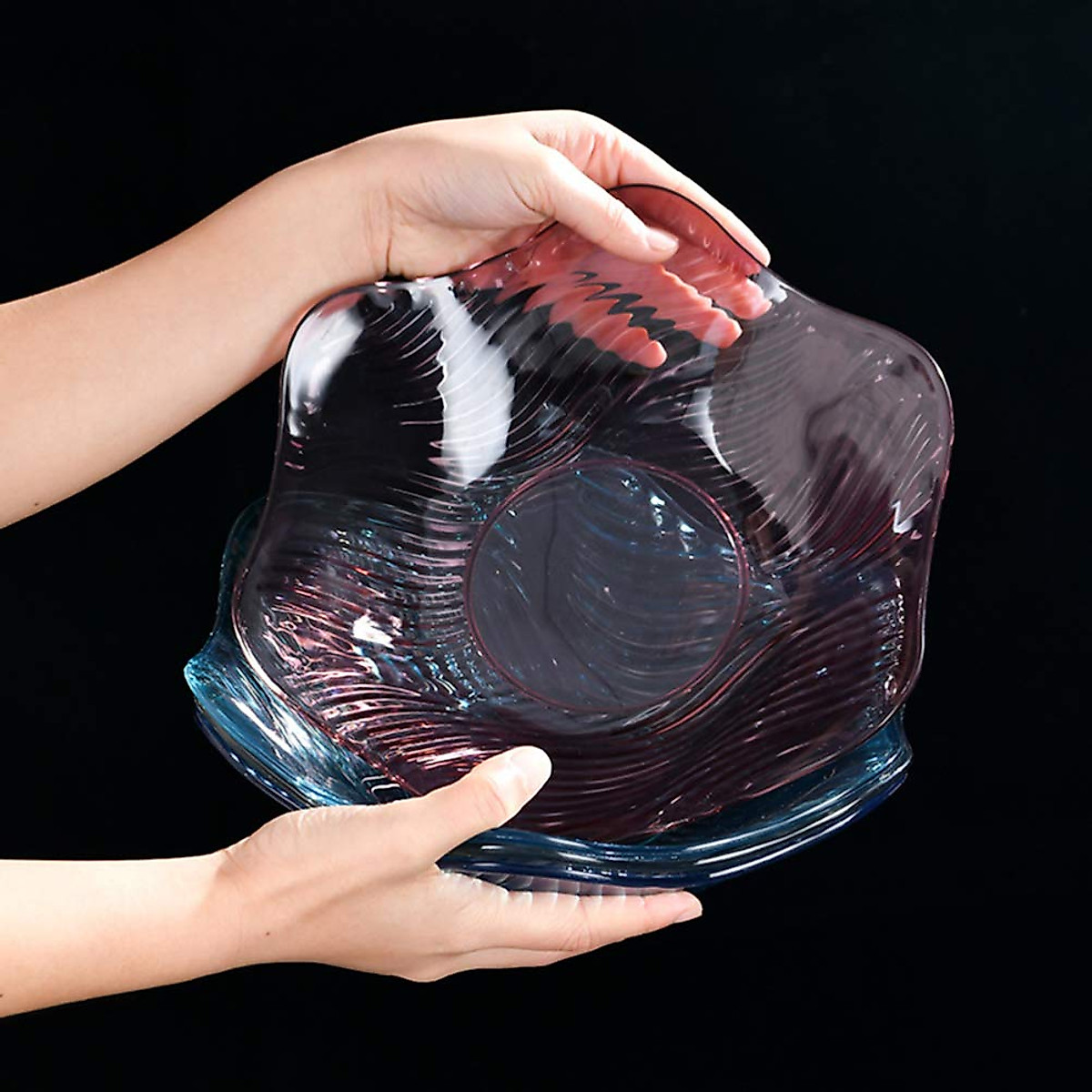 Hemoton Plastic Salad Bowl Fruit Bowl Plate Snack Dish Dessert Bowl Food Serving Bowls for Bread Snacks Vegetables Candy Appetizer Potpourris