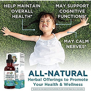 Kids Vegan Multivitamin Gummies & Focus Supplement for Kids Bundle by MaryRuth's | Immune Support for Kids, Natural Brain Support | May Help Improve Focus & Manage Stress