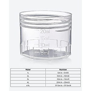 iDOO Plant Food 70 oz (2 Liter), All-Purpose Water Soluble A & B Nutrients, Liquid Concentrated Hydro Garden Fertilizer for Hydroponics System, Indoor Potted House Plants, Flowers, Vegetable