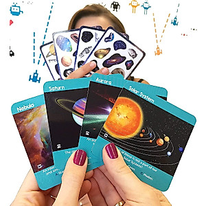 Qurious Space | STEM Flash Card Game | Explore, Match, Quiz & Spin Through The Universe. Perfect for Astronomy Fans and Future Astronauts