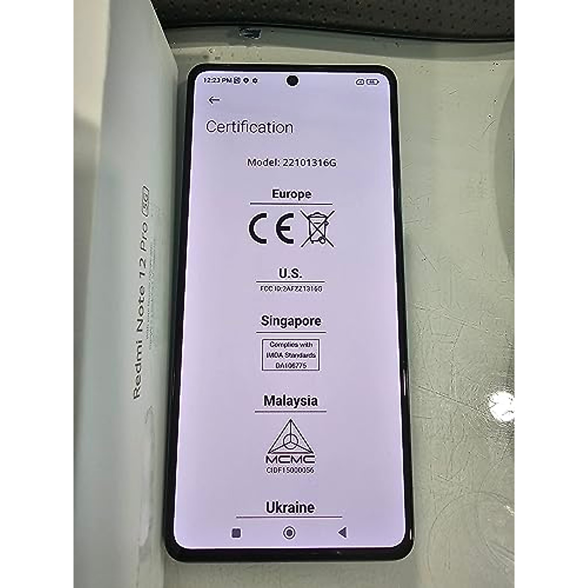 Xiaomi Redmi Note 12 Pro 5G + 4G (256GB + 8GB) Factory Unlocked 6.67" 50MP Triple Camera (Only Tmobile/Tello/Mint USA Market) + Extra (w/Fast Car Charger Bundle) (Midnight Gray)