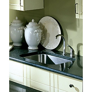 Houzer MS-2309-1 Medallion Classic Series Undermount Stainless Steel Single Bowl Kitchen Sink