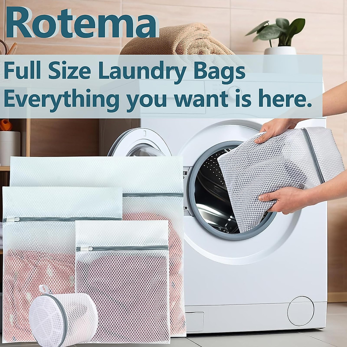 Laundry Bag,mesh laundry bags,Honeycomb laundry bags,Protect Your Delicates laundry bags wash bags,Won't wear out the washer mesh bag (2, 15.4x11inch)