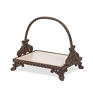 Park Hill Collection Acanthus Stoneware Tidbit Server