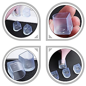 Beavorty High Heel Chair High Heel Chair High Heel Protectors Transparent Heel Stoppers 16pcs 10-12mm Heel Repair Caps Covers for Women Wedding Grass Rubber Shoe Covers Shoe Heel Protectors